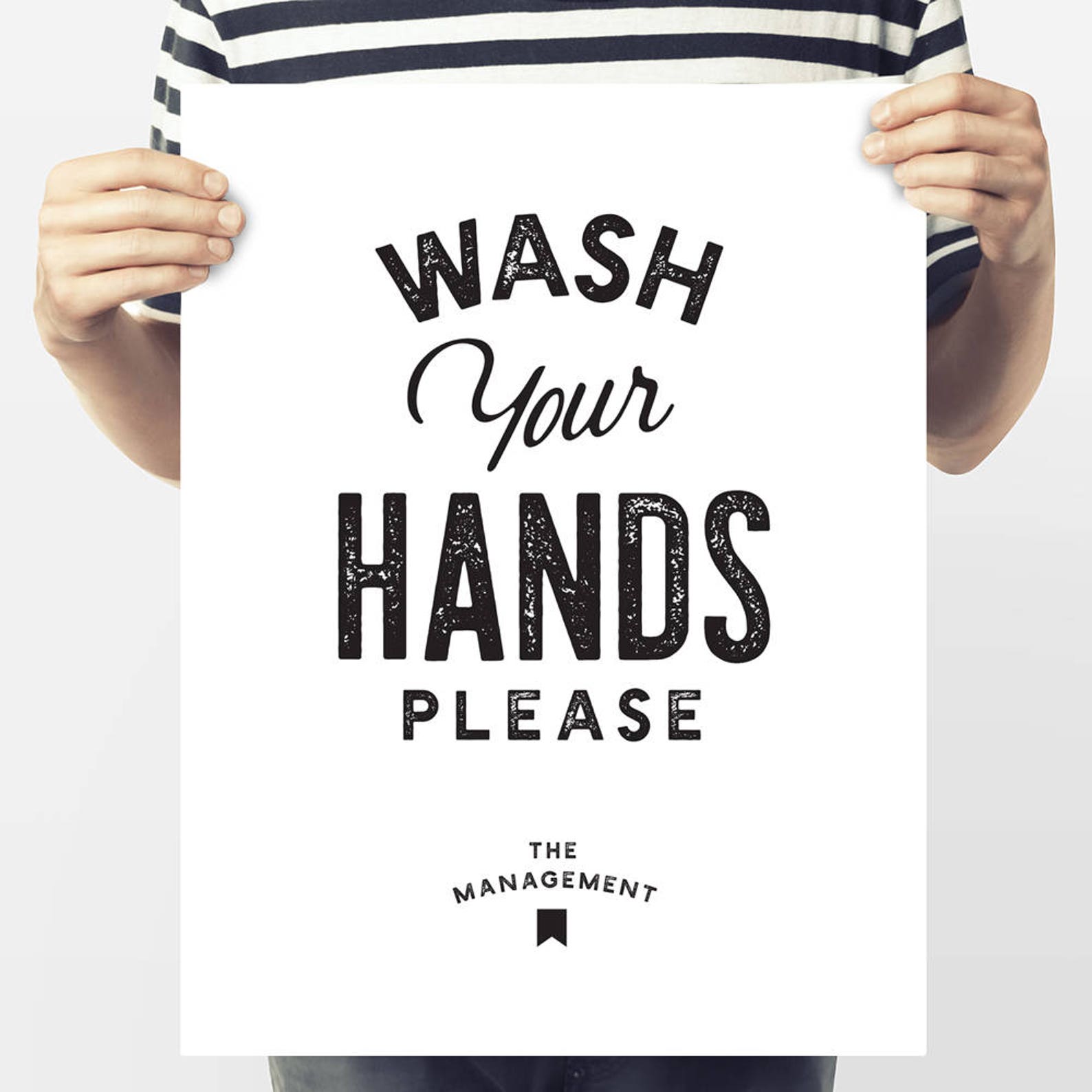 Wash your hands printable bathroom prints bathroom poster | Etsy