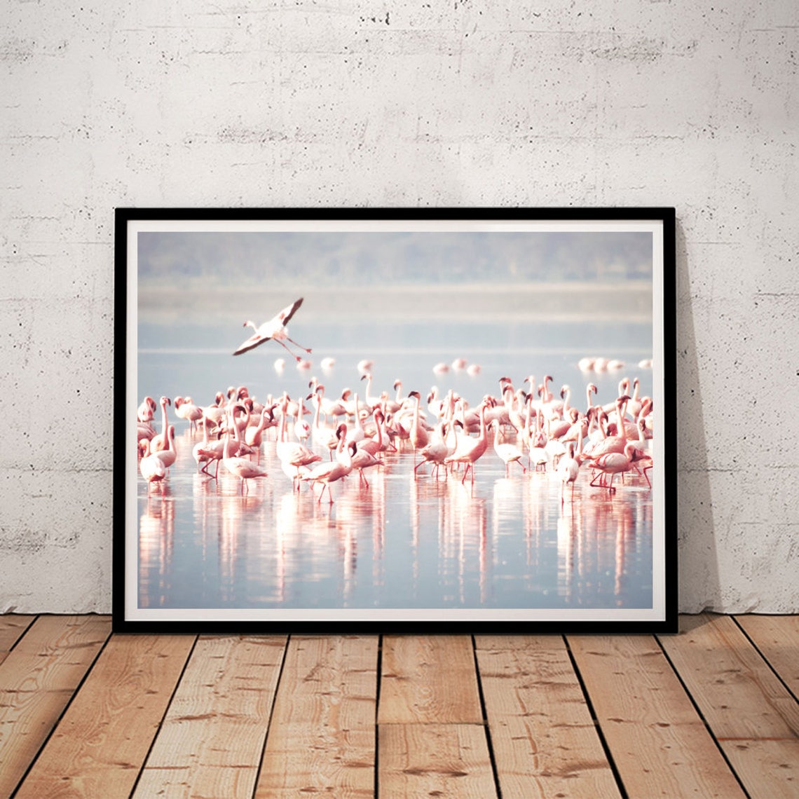 Flamingos Print Flamingos Poster Flamingo Printable Art | Etsy
