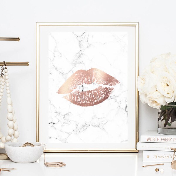 Rose Gold Room Decor - Etsy