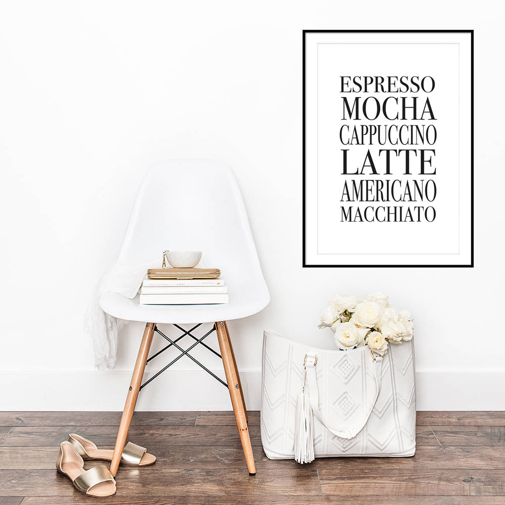 Coffee Print Coffee Printable Coffee Poster Coffee Poster | Etsy