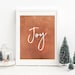 Joy Print, Joy Printable, Christmas Printable Wall Art, Christmas Print ...