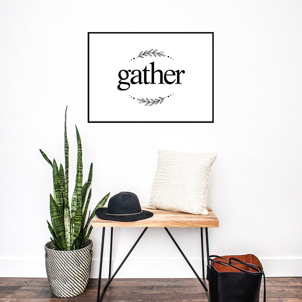 Gather Printable Gather Print - Etsy