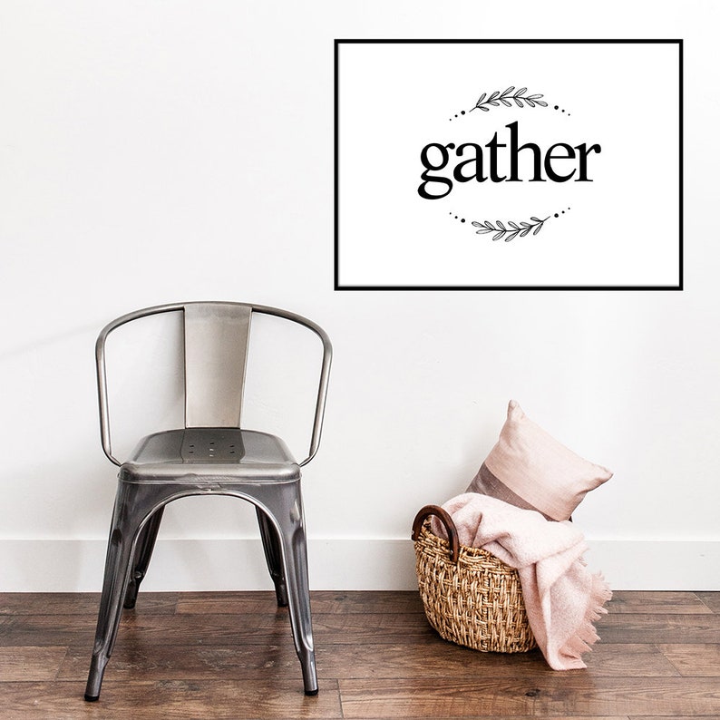 Gather Printable Gather Print - Etsy