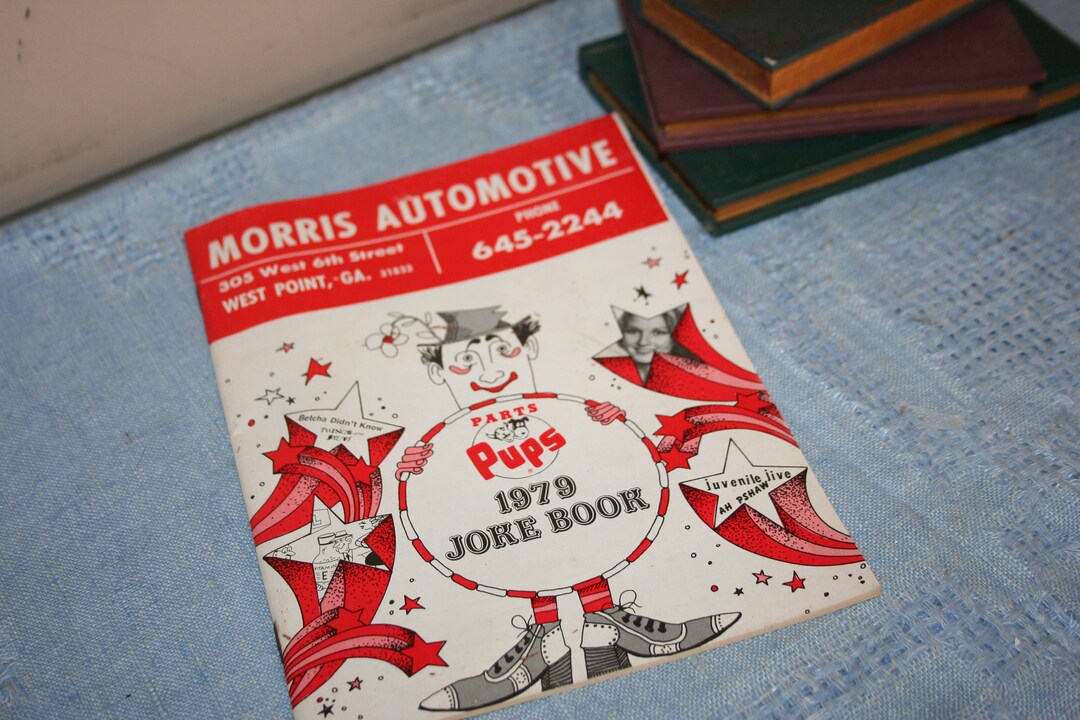 Morris Automotive Parts Pups Joke Book 1979 Auto Parts Pin-up - Etsy