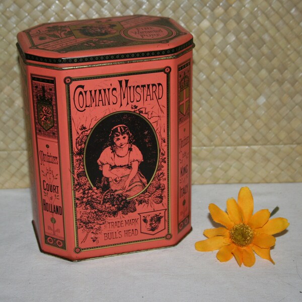 Mustard Tin - Etsy