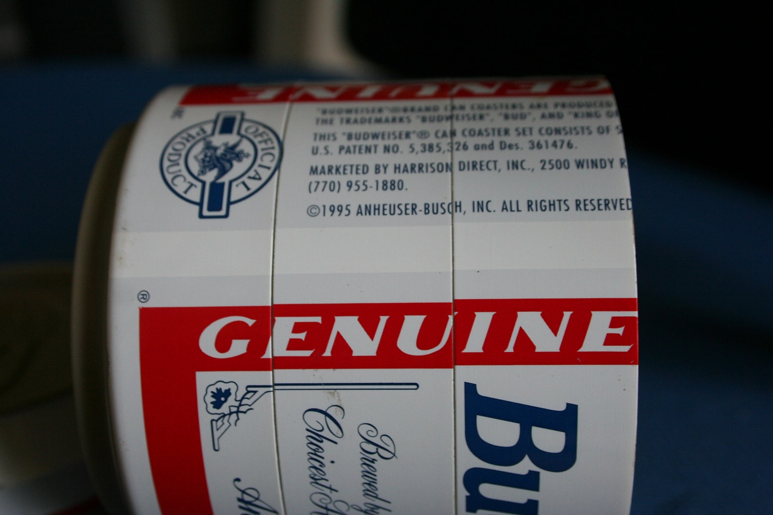 Budweiser Beer Can Coaster Puzzle Set Six Stacking Coasters | Etsy