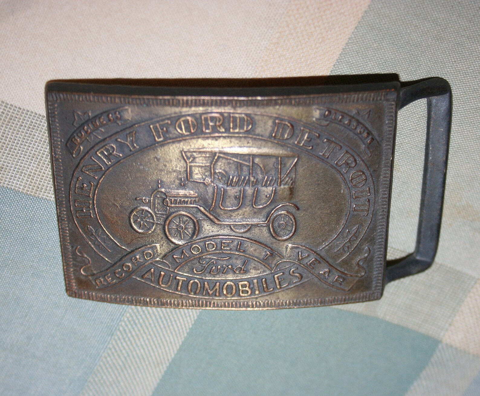 Vintage Automobile Belt Buckle Henry Ford Detroit Automobiles - Etsy