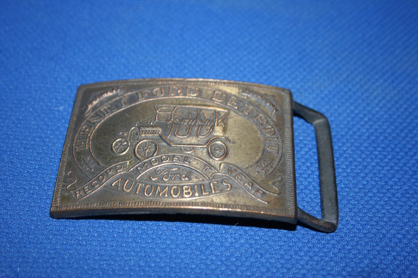 Vintage Automobile Belt Buckle Henry Ford Detroit Automobiles - Etsy