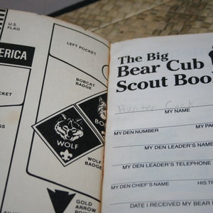 The Big Bear Cub Scout Book 1984 Boy Scout Vintage Book, Boy Scouts of ...