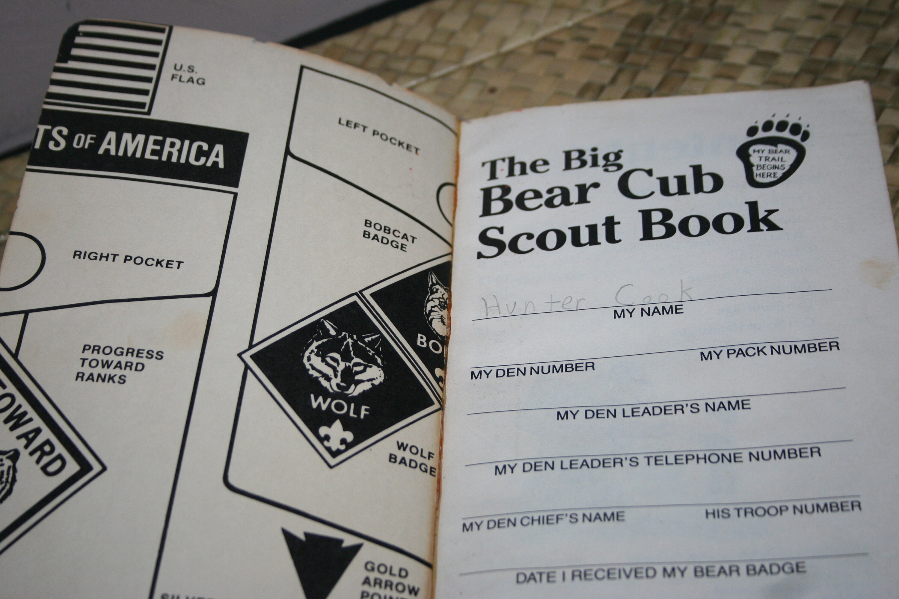 The Big Bear Cub Scout Book 1984 Boy Scout Vintage Book Boy | Etsy