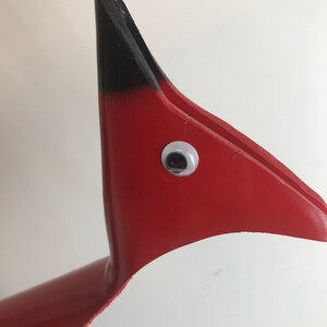 Candy, the Red Cardinal Garden Art - Etsy