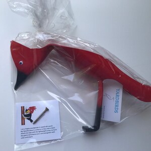 Candy, the Red Cardinal Garden Art - Etsy