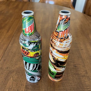 Mountain Dew Soda Bottles Nascar Sam Bass Martinsville Speedway Racing ...
