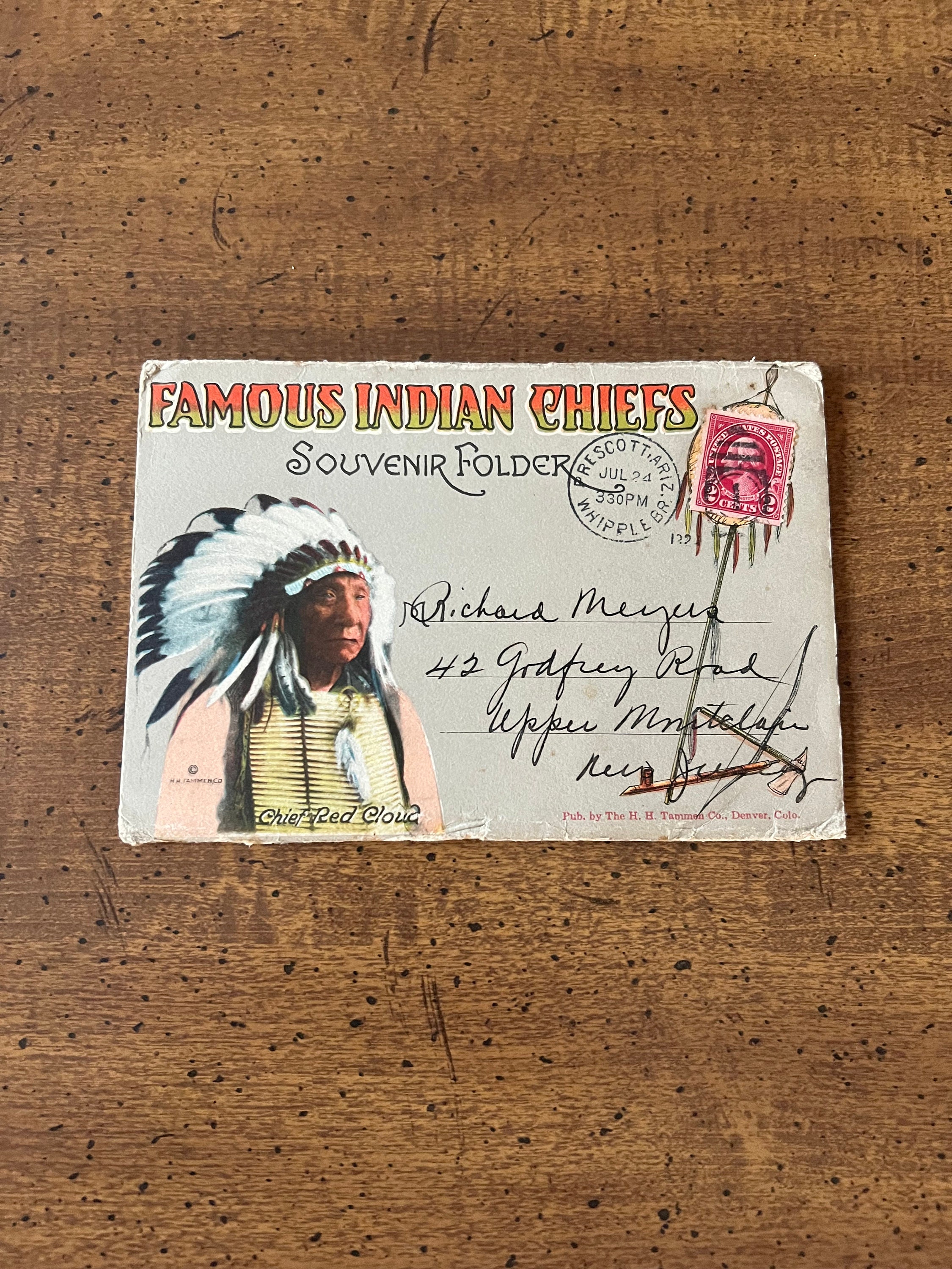 Famous Indian Chiefs of the West 1920 HH Tammen Co Denver CO Pueblos ...