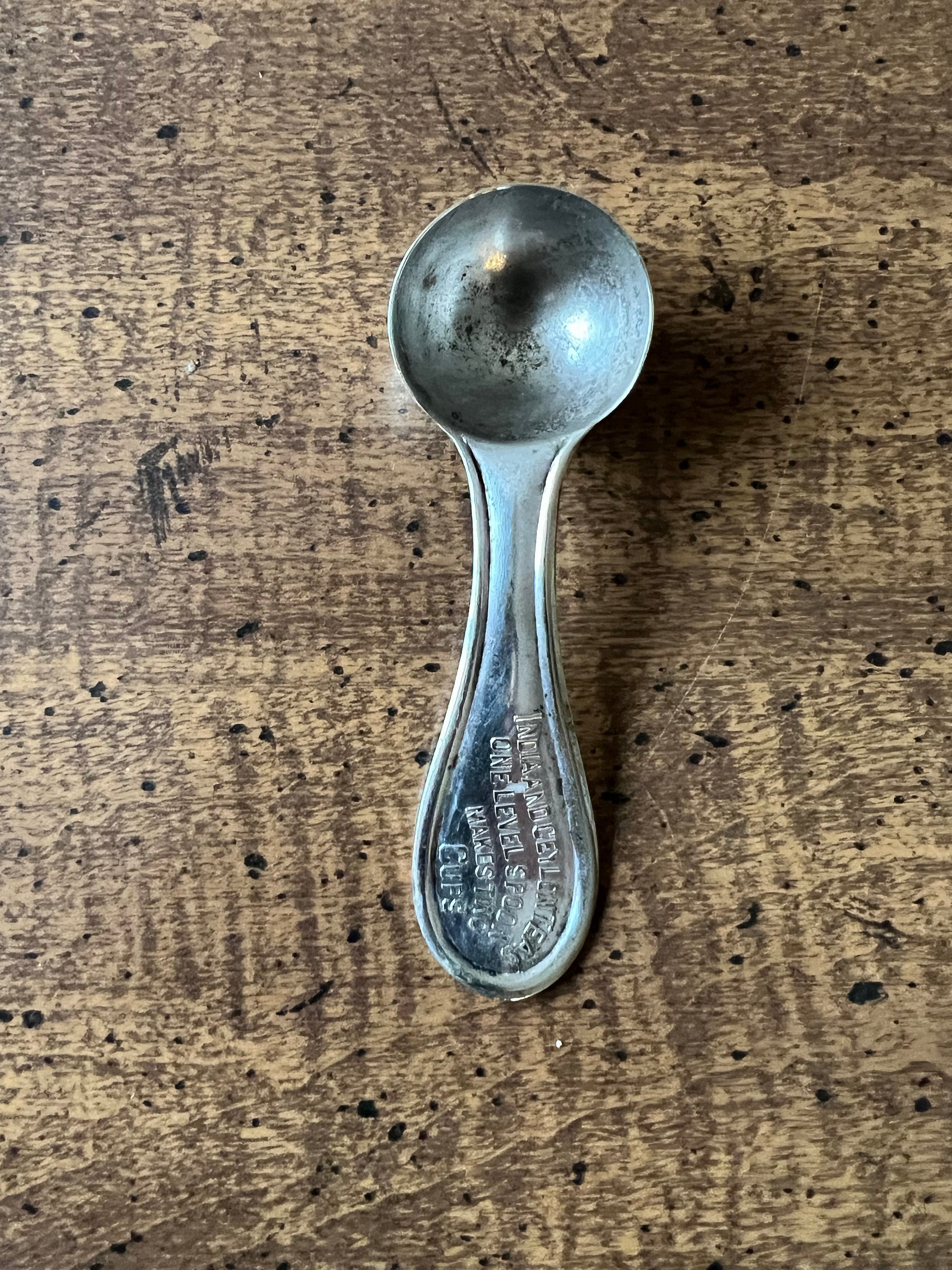 India & Ceylon Teas One Level Spoon Makes Two Cups Measuring Tea Spoon ...