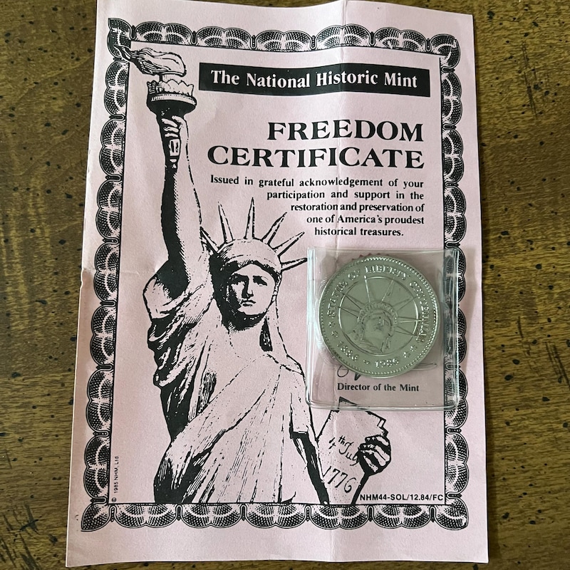 Statue Liberty Token - Etsy