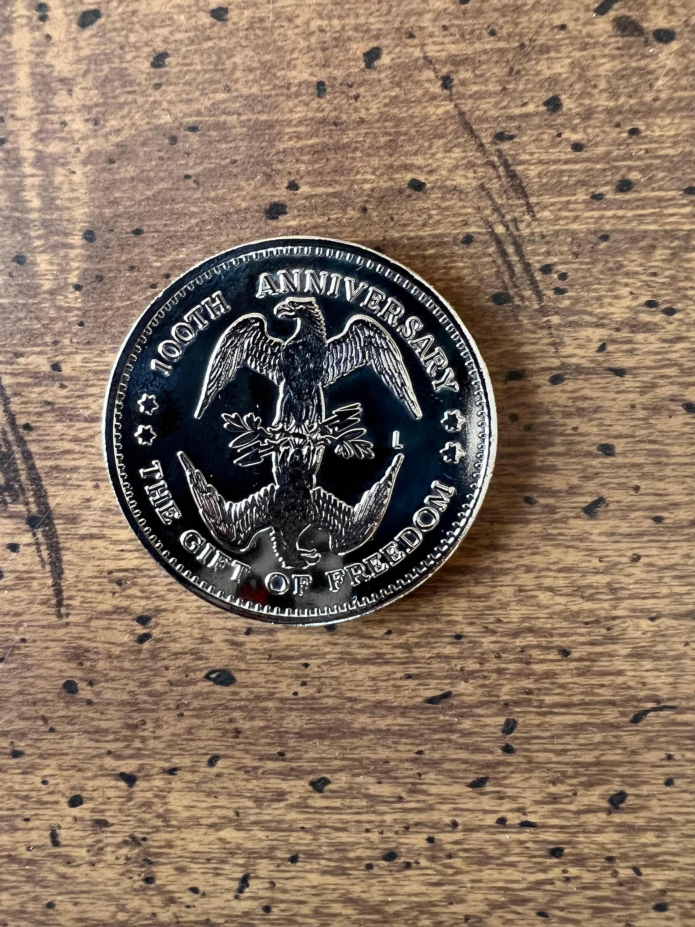 Statue of Liberty 100th Anniversary Centennial Token Double Eagle Gift ...