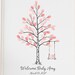 Fingerprint Tree Guest Book Birthday, Baby Shower Teacher Gift 21st ...
