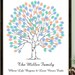 Fingerprint Tree Guest Book Birthday, Baby Shower Teacher Gift 21st ...