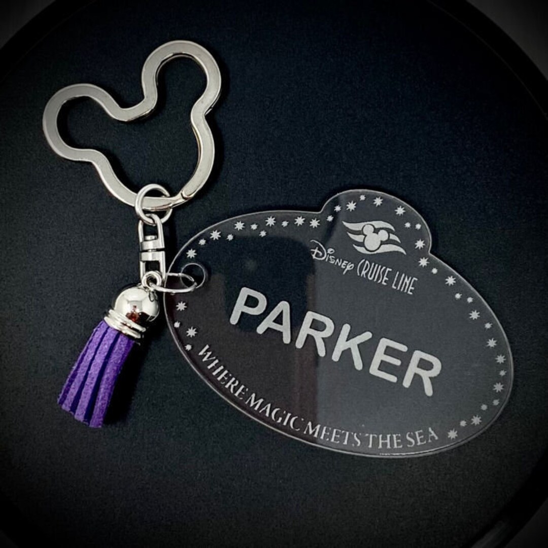 Disney Cruise Cast Member Inspired Acrylic Key Chain - Etsy