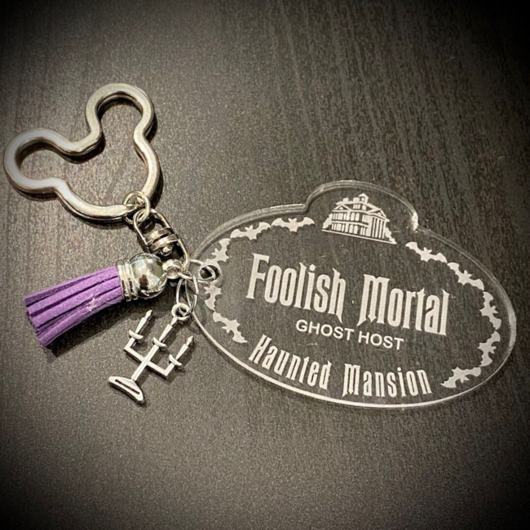 Haunted Mansion Cast Member Inspired Acrylic Key Chain - Etsy