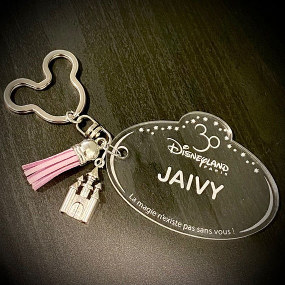 Disneyland Paris Cast Member Inspired Acrylic Key Chain - Etsy