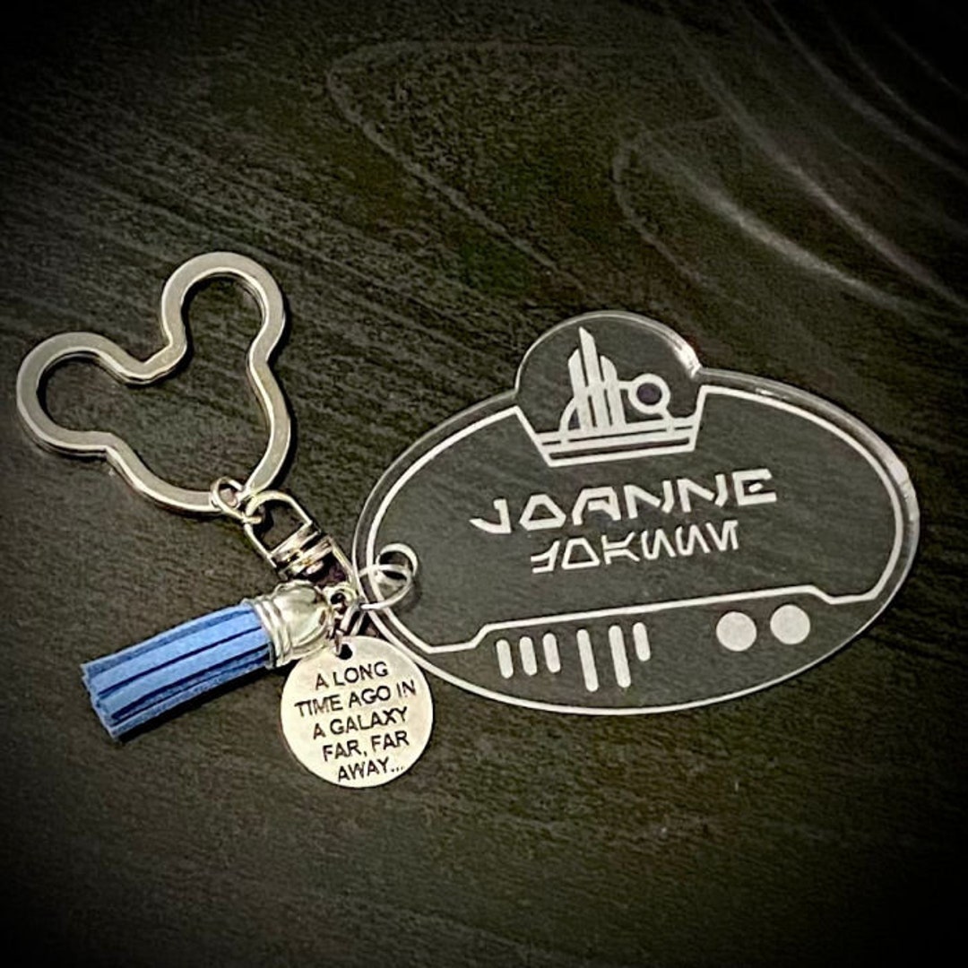 Galaxy's Edge Cast Member Inspired Acrylic Key Chain - Etsy