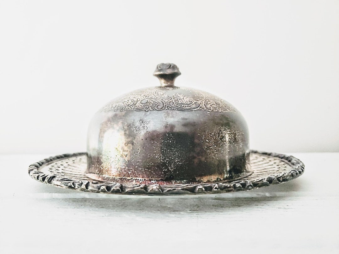 Small Tray With Bell Butter Dish Style Baronet Plate - Etsy