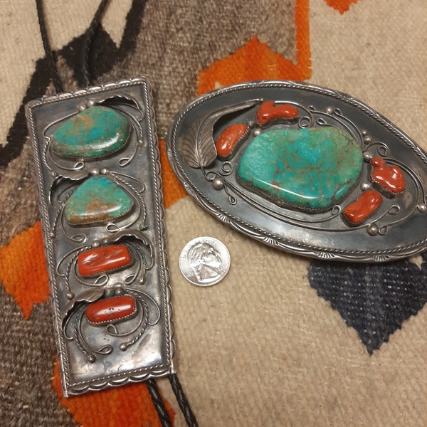 Matching Bolo Tie and Belt Buckle - Etsy