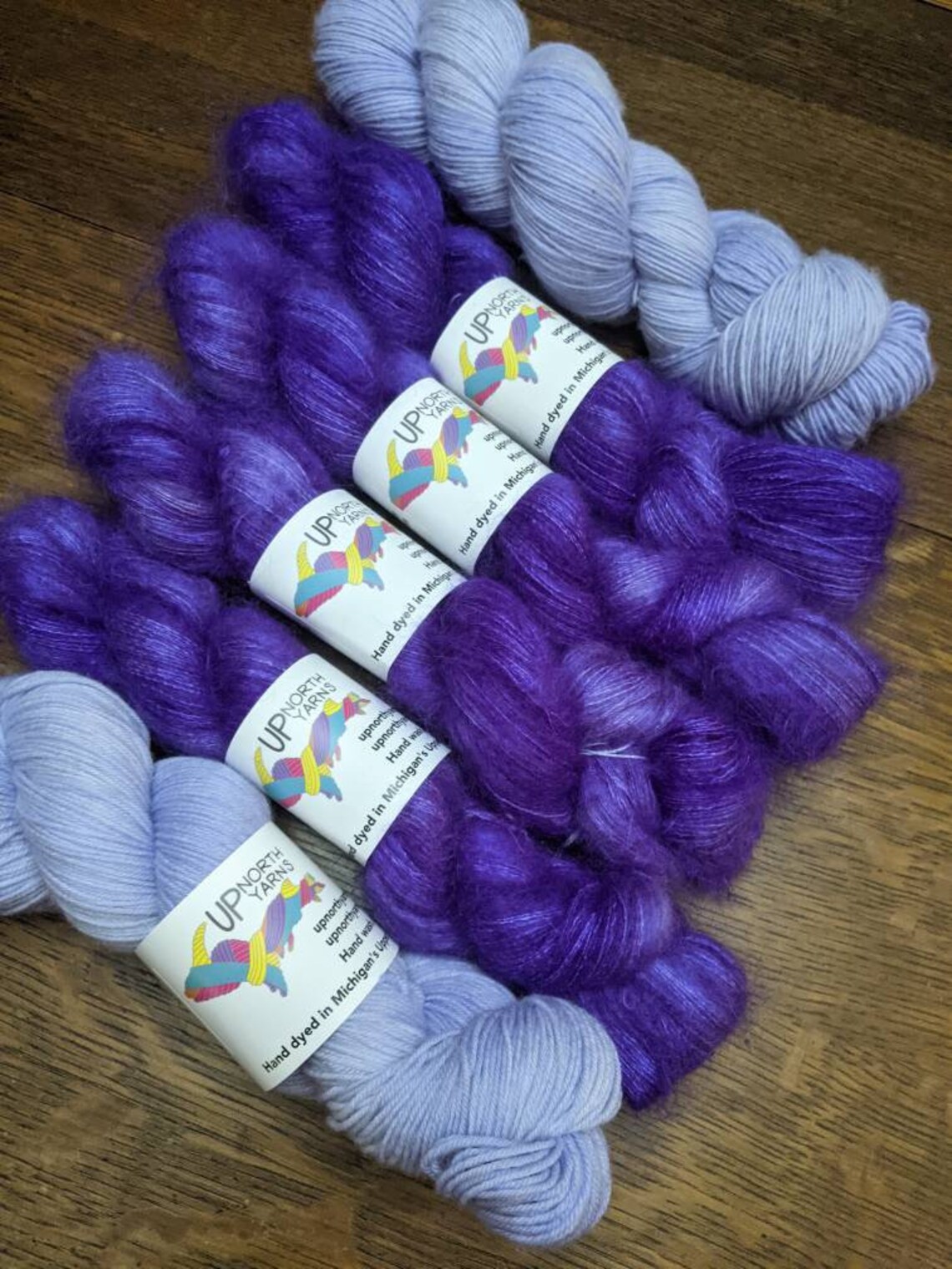 Hand Dyed Yarn Lace Weight Ultrafine 70/30 SuperKid | Etsy