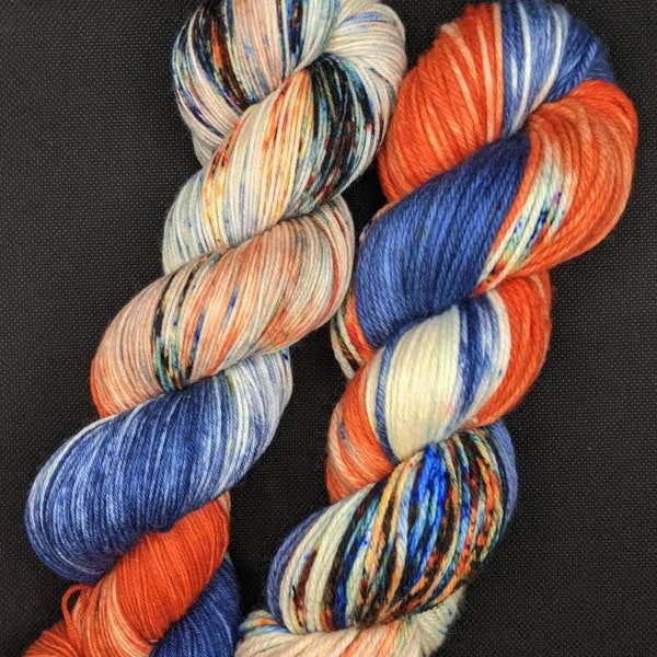 Hand Dyed Self Striping Yarn - Etsy