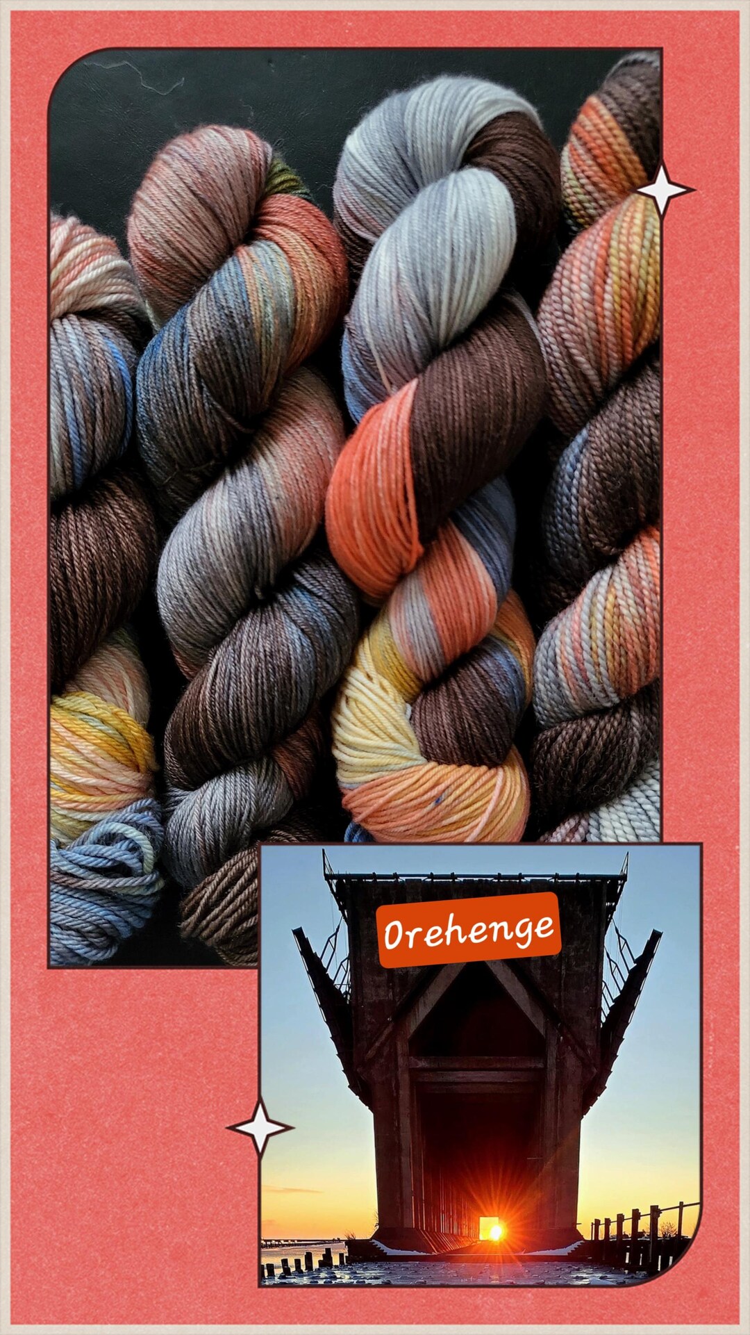 Hand Dyed Fingering Sock Yarn - Merino, Nylon, Yak, Silk - Orehenge - Etsy