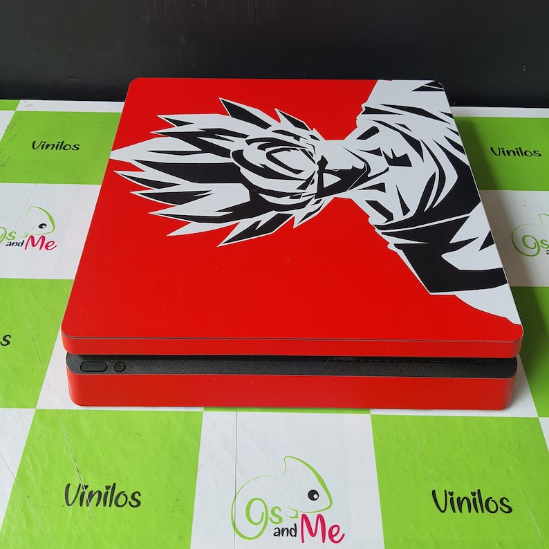 Playstation 4 Slim Console Skin Template, PS4 Slim Skin Full Controller ...