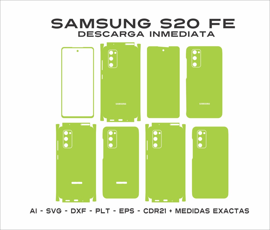 Cutting File Samsung Galaxy S20 Fe Skin Cut Template Smartphone Vector Cell Skin Template - Etsy