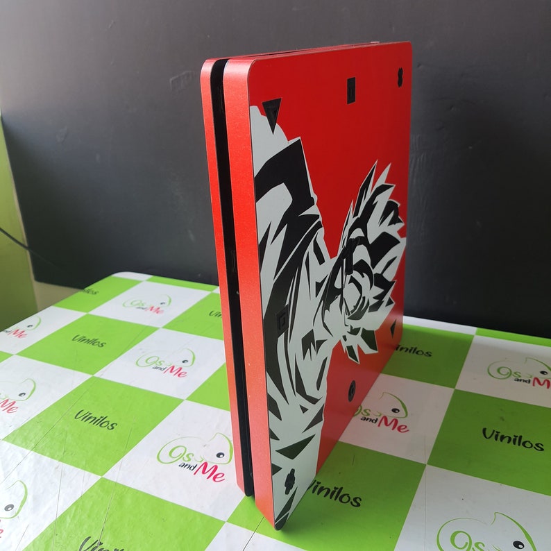 Playstation 4 Slim Console Skin Template, PS4 Slim Skin - Full ...