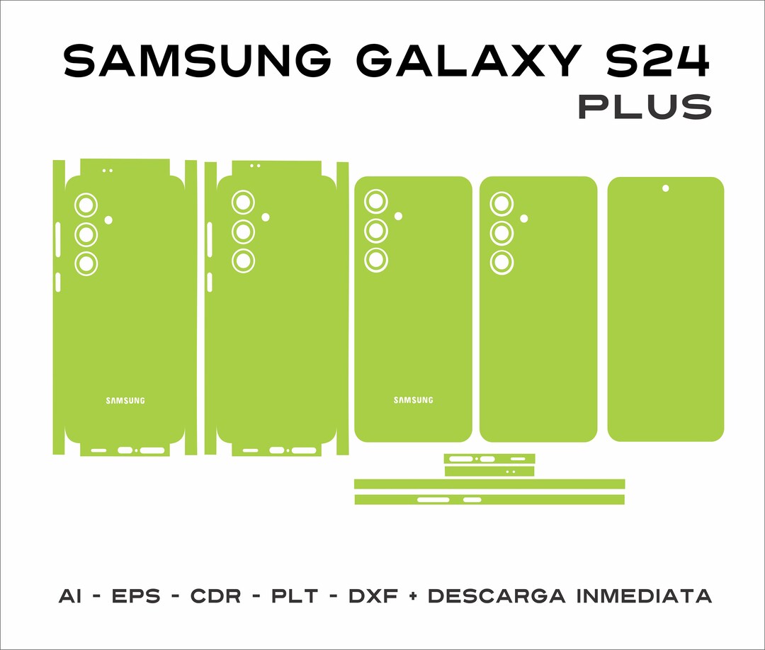 Cutting Template for Samsung S24 Plus Cell Phone Skin Cut Template ...