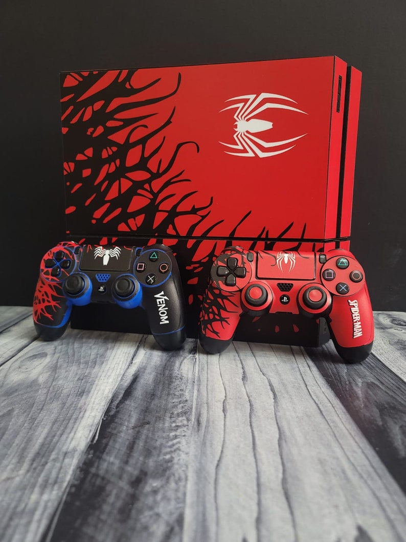 Playstation 4 Fat Console Skin Template, PS4 Fat Skin - Full Controller ...