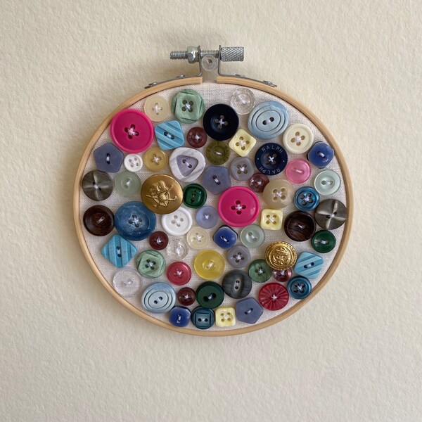 Button Wall Art - Etsy