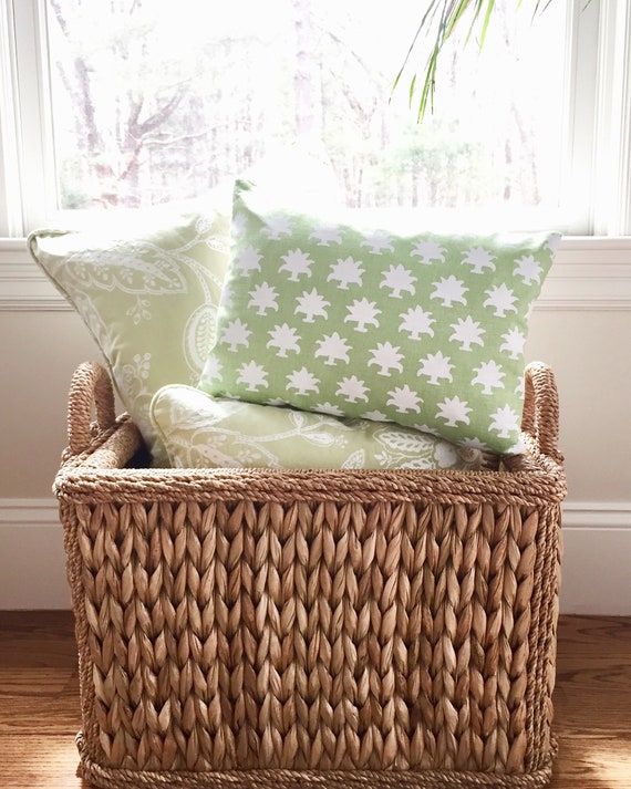 Designer fabric lumbar pillow cover decorative pillow cover | Etsy