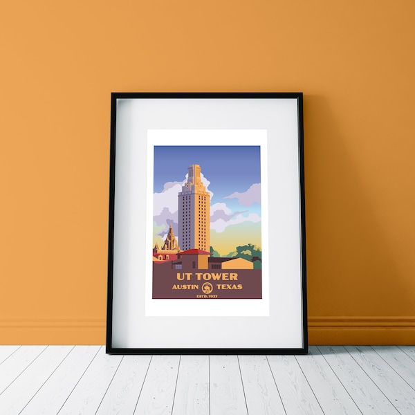 Austin Texas Print - Etsy