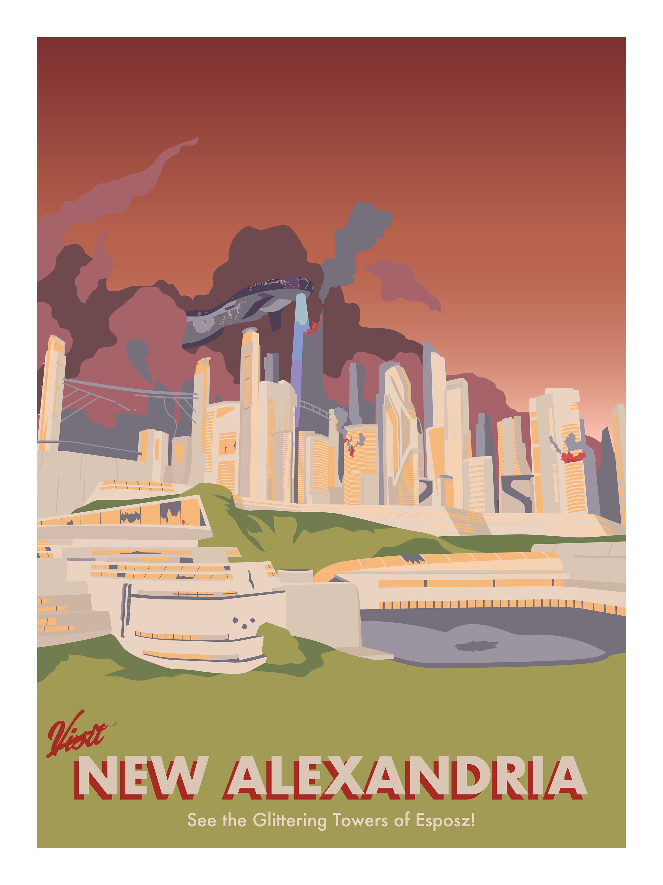 New Alexandria Halo Map