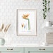 Crane Flower Prints, Botany Art Decor, Entryway Wall Art, Gift for Wife ...