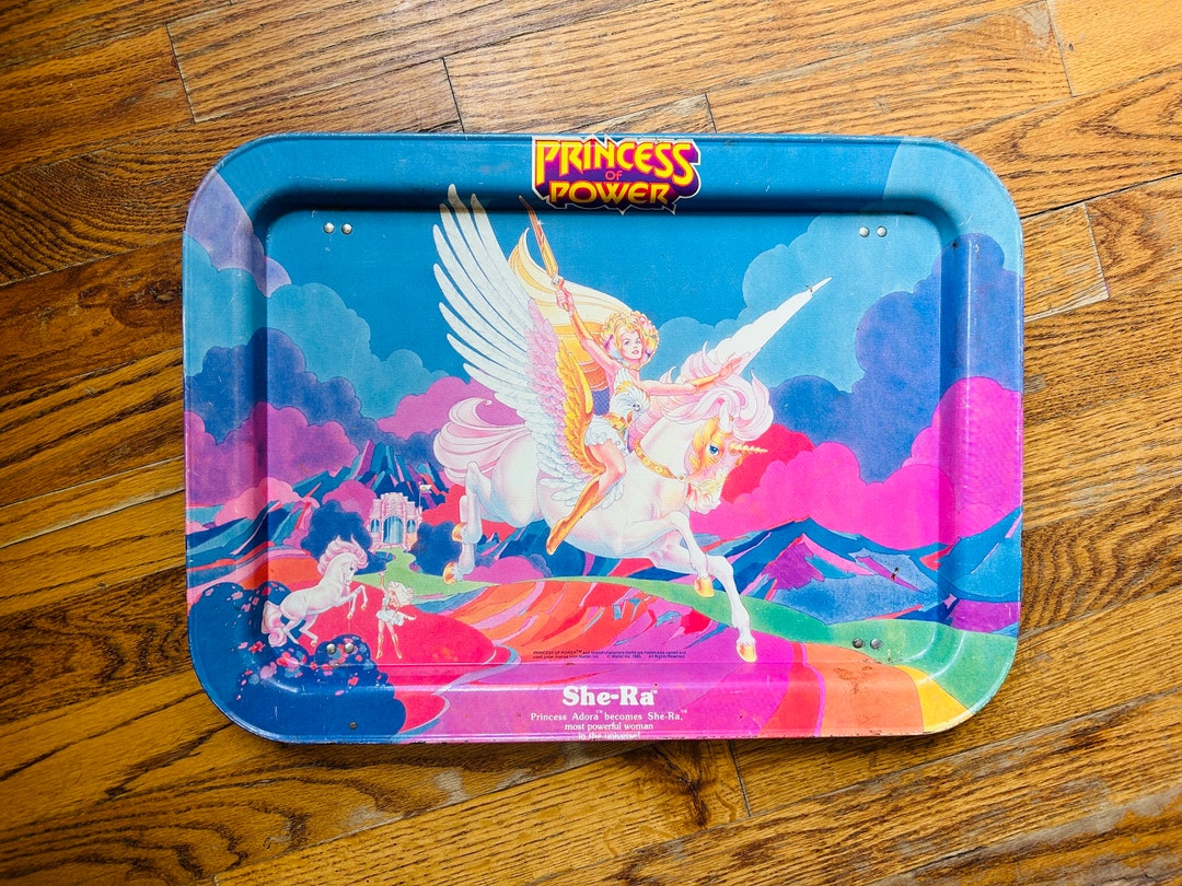 Vintage Mattel Inc 1985 Princess of Power She-ra Princess Adora Metal ...