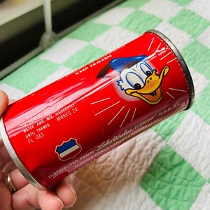 Vintage Donald Duck Orange Juice Tin Vintage Disney - Etsy
