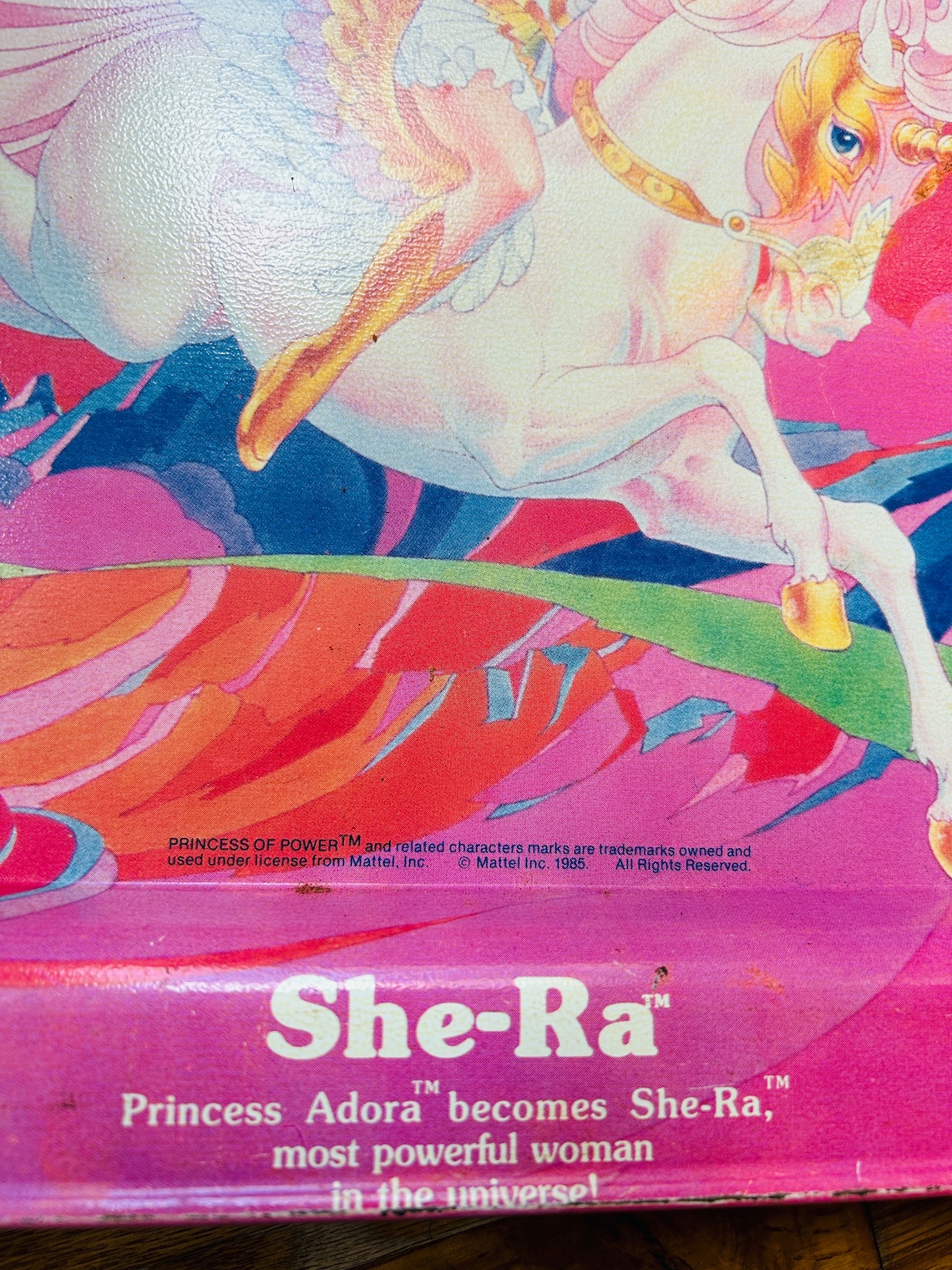 Vintage Mattel Inc 1985 Princess of Power She-ra Princess Adora Metal ...