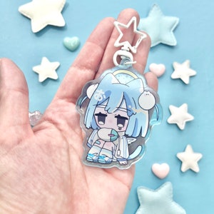 Menhera Cat Maid Charm Yami Kawaii Tenshi Kaiwai Keychain - Etsy