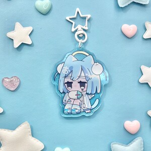 Menhera Cat Maid Charm Yami Kawaii Tenshi Kaiwai Keychain - Etsy