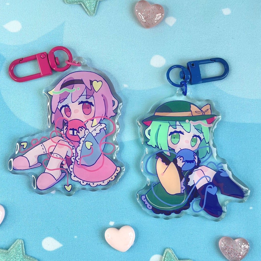 Touhou Charm Komeiji Satori Komeiji Koishi Acrylic Keychain - Etsy
