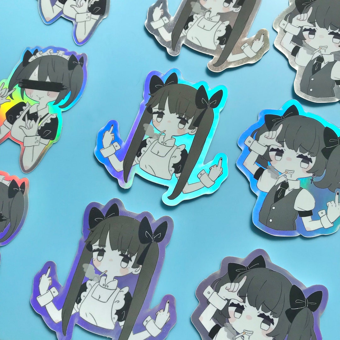 Menhera Sticker Yami Kawaii Yamikawaii Dishwaterproof Holo Sticker - Etsy