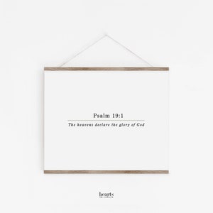 AIRY, GALLERY Wall Set, Christian, Bible Wall Art, Printable, Psalm 19 ...
